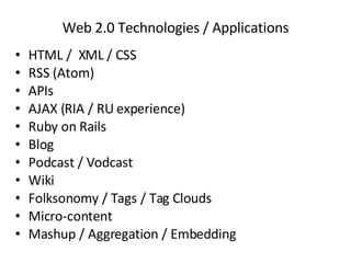 Web20 Intro Naj Shaik | PPT