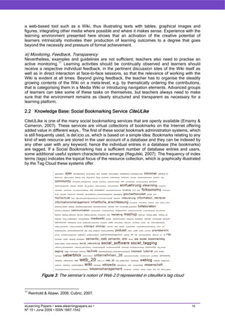 Web 2.0 Learning Environment | PDF