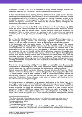 Web 2.0 Learning Environment | PDF