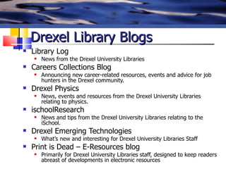 Web2.0 Library Applications | PPT