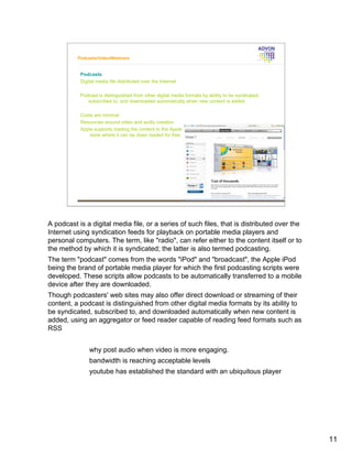 Web 2 0 Presentation | PDF