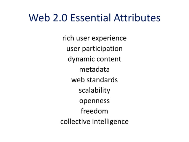 Web 2 diagram | PPTX | Internet | Computing