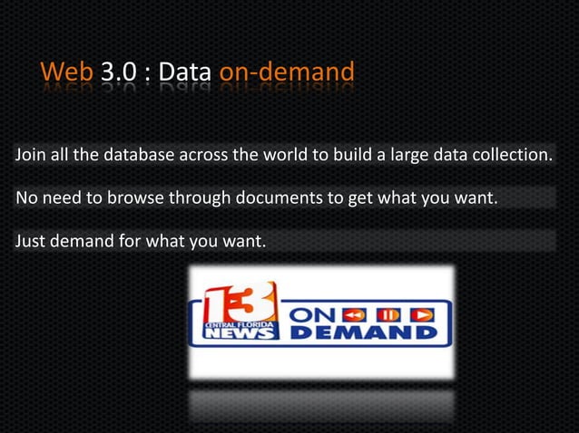 Web 3.0 :The Evolution of Web | PPT