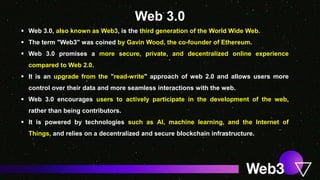 web 3 poerpoint presentation in simple words and the evolution of web ...