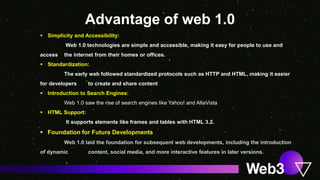 web 3 poerpoint presentation in simple words and the evolution of web ...