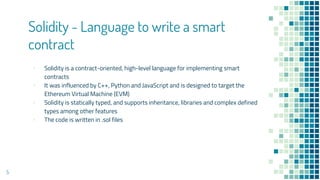 Web3 - Solidity - 101.pptx | Programming Languages | Computing