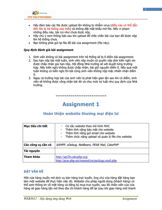Web3012 assignment | PDF