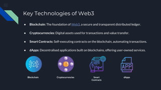 Web3 Explained: Unlocking the Decentralised Future | PPT