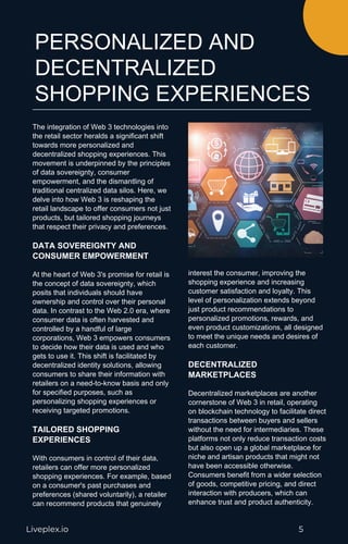 Web 3 in Retail Unlocking New Possibilities | PDF