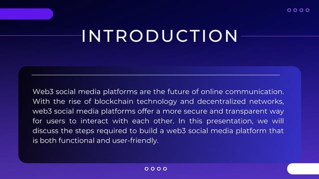 Steps to build Web3 social media platform.pdf