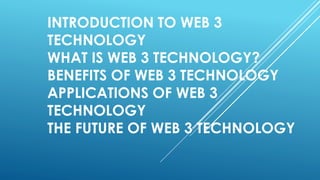 web 3 technology.pdf