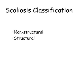 scoliosis management and defination with treatment | PPT