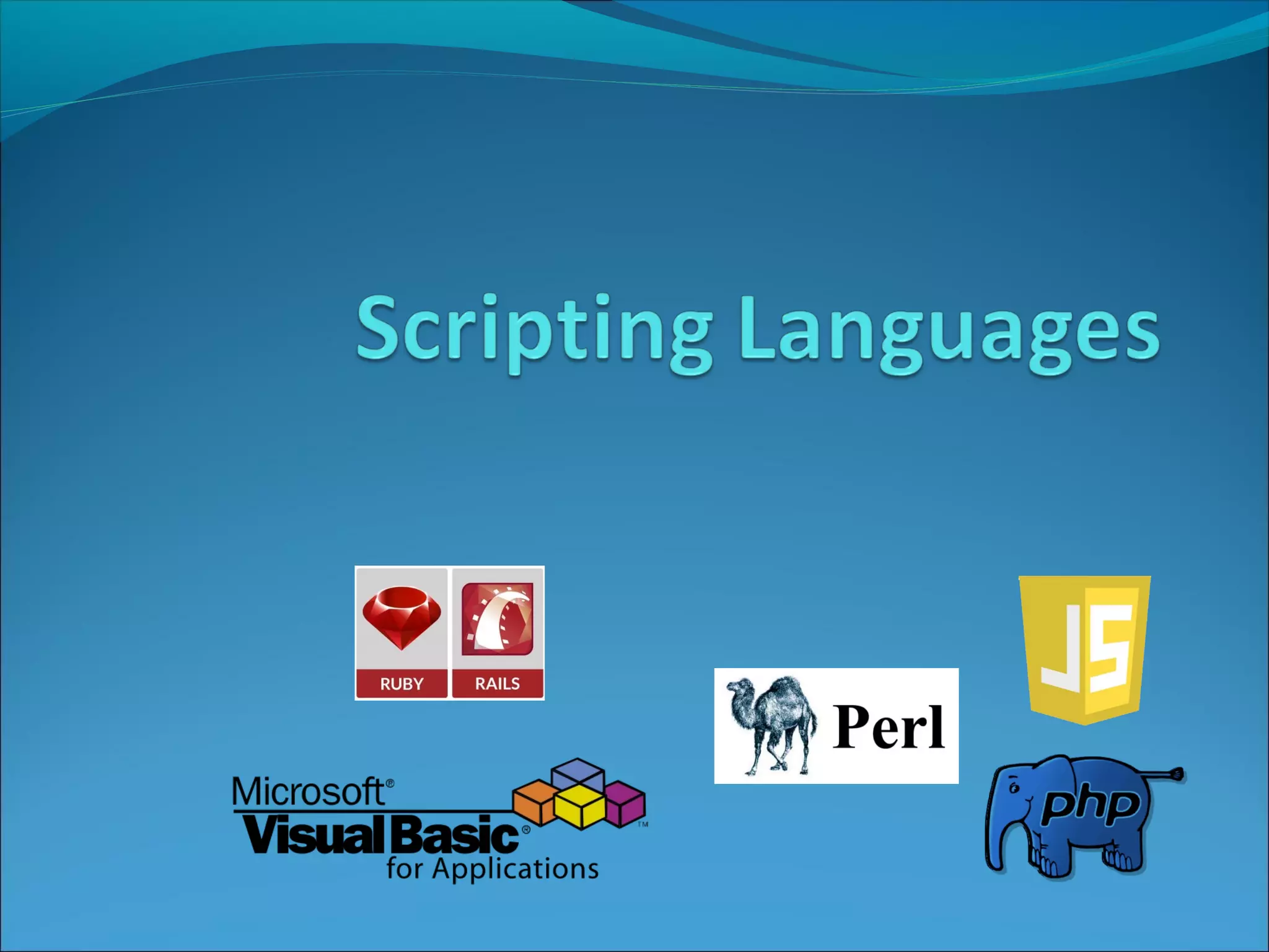 Scripting Languages | PPT
