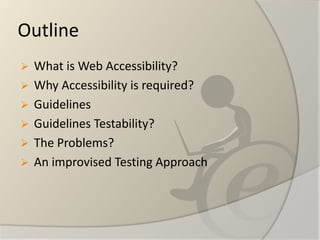 Web a11y beyond guidelines | PPT