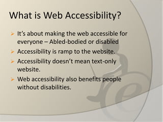 Web a11y beyond guidelines | PPT