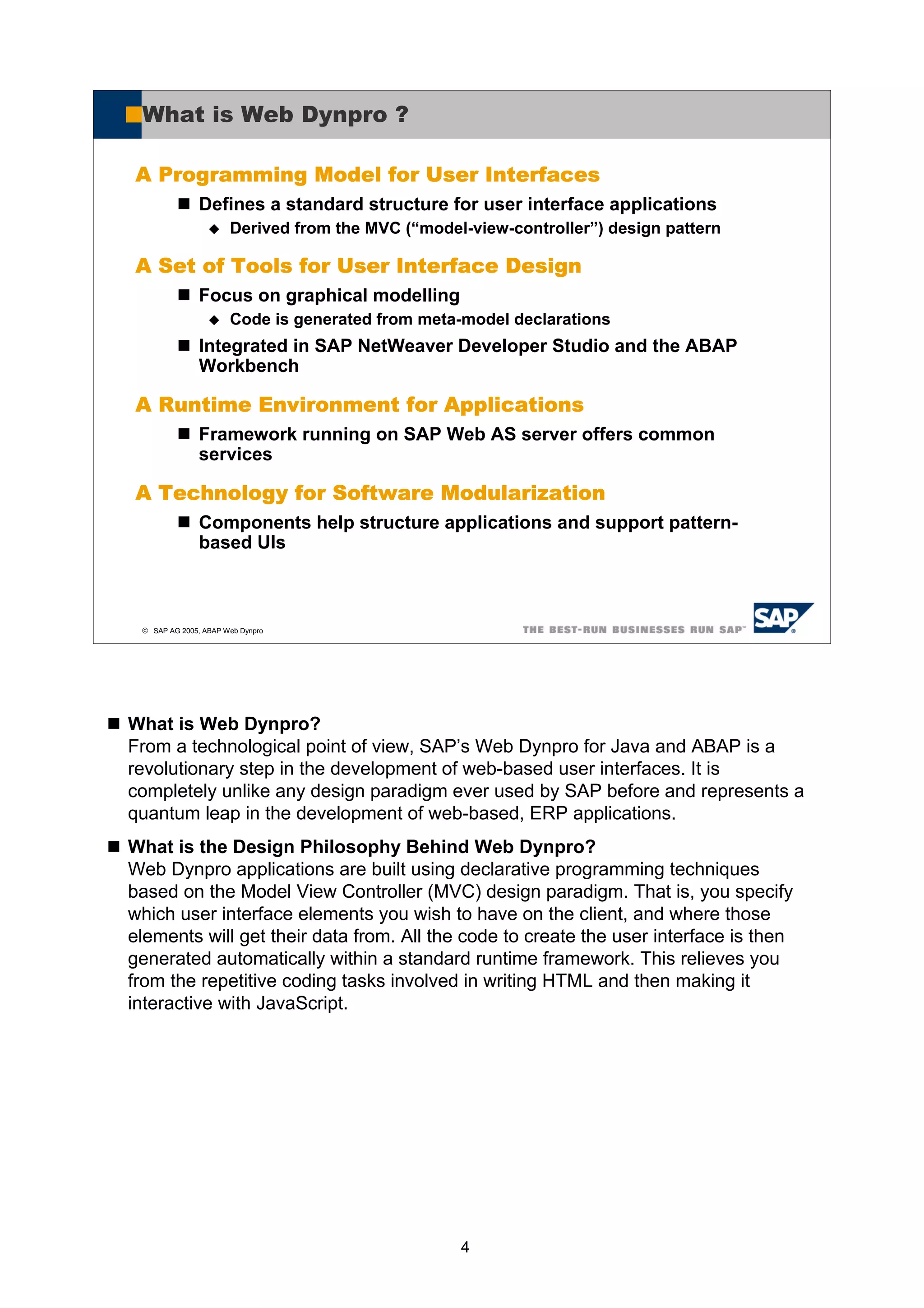 Web(abap introduction) | PDF