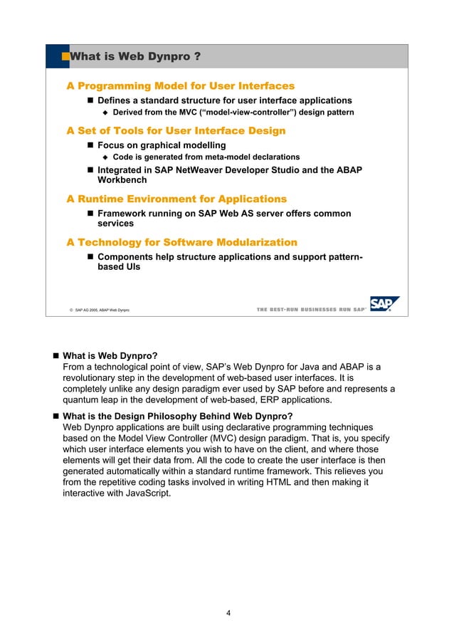 Web(abap introduction) | PDF