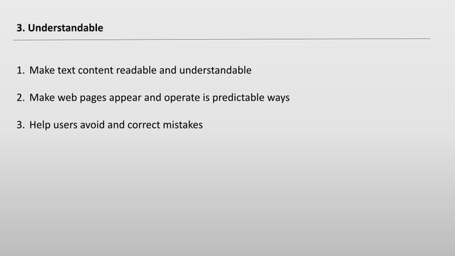 Web Accessibility & Usability Principle | PPT