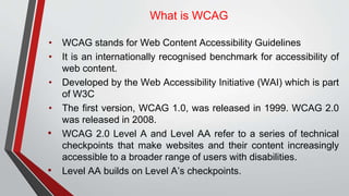 Web accessibility & AODA compliance | PPTX