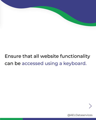 Web Accessibility Checklist | PDF