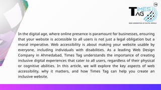 Web Accessibility: Making Your Website Inclusive for All Users | PPT