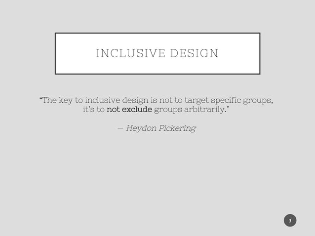Inclusive Design for Web Development Teams | PPT