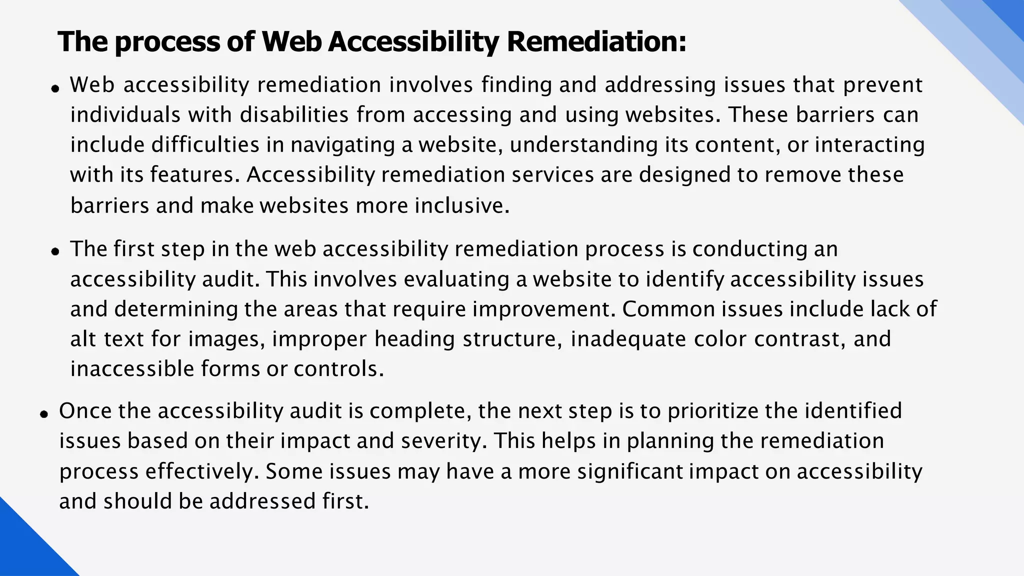 Web Accessibility Remediation Process Simplified.pptx