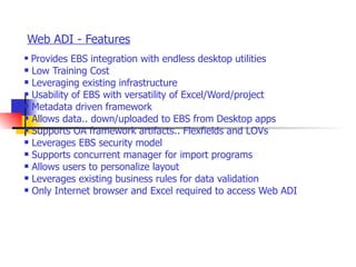 Oracle Web ADI Implementation Steps | PPT