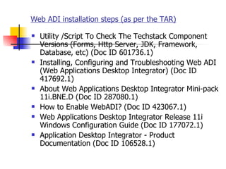 Oracle Web ADI Implementation Steps | PPT