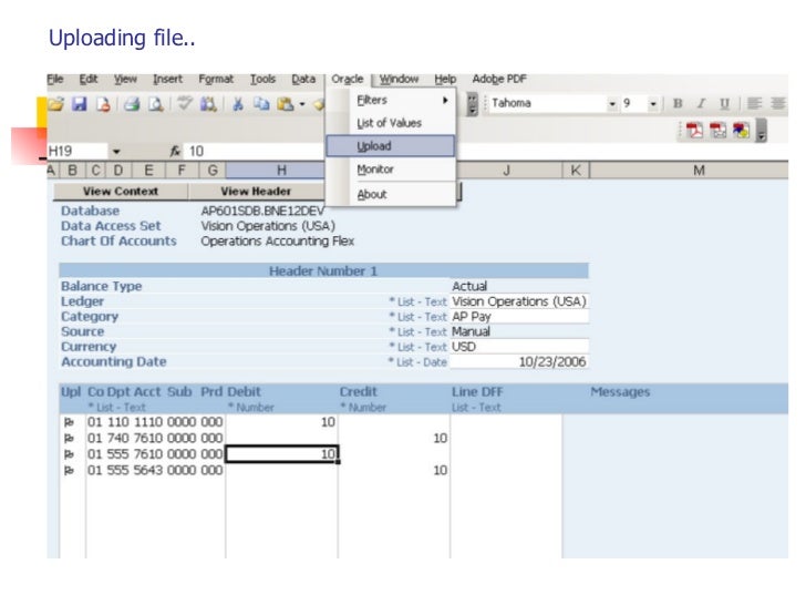 Oracle Web Adi Implementation Steps