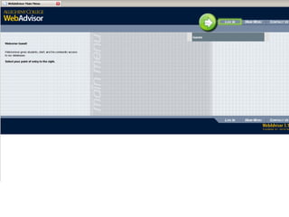 Webadvisor class registration | PPT