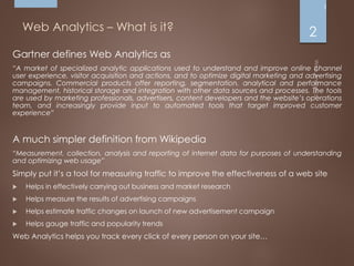 Web analytics an intro | PDF