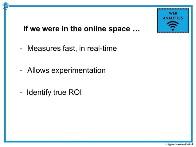 Web analytics Training Material | PPT