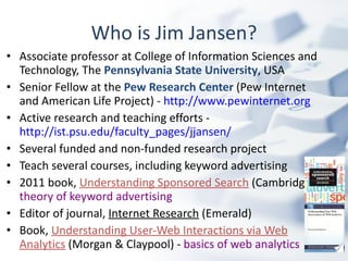 Web analytics presentation | PPT