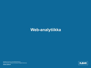 Web-analytiikka | PPT