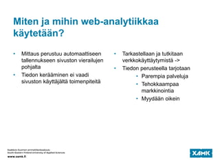 Web-analytiikka | PPT