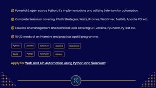Web And API Automation Using Python And Selenium - Kvalitat ...