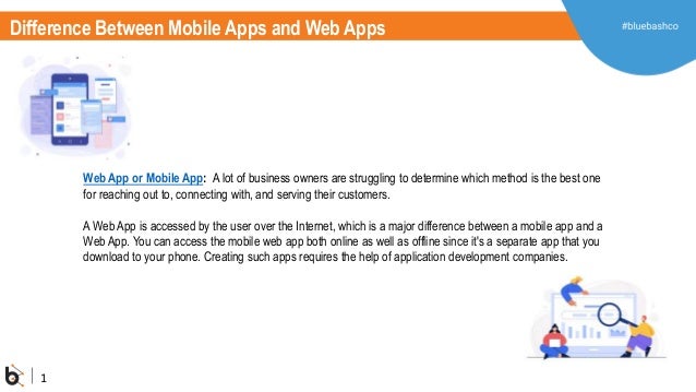 Difference Between Mobile Apps And Web Apps Ppt