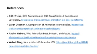 Web Animation Techniques for 2017 | PPT