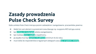 Czym jest badanie pulse survey? I jak może pomóc w pracy zdalnej? | PPT