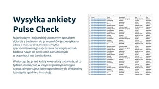 Czym jest badanie pulse survey? I jak może pomóc w pracy zdalnej? | PPT