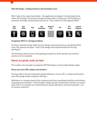 Web API Design: Crafting Interfaces that Developers Love | PDF