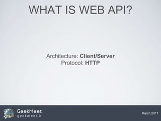 RESTful Web API | PPT