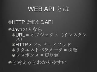 Web api beginners | PPTX