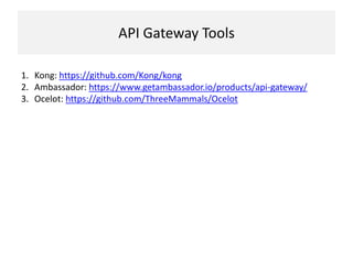 WEB API Gateway | PPT