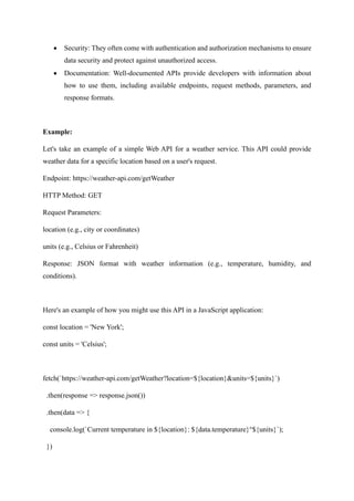 Web API - Overview | PDF