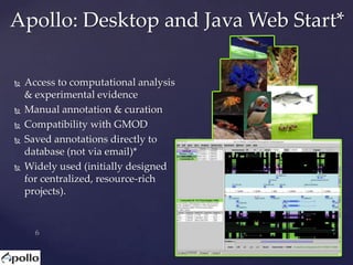 Web Apollo: A Web-based Genomics Annotation Editing Platform. 13ArthGen | PPTX | Web Development ...