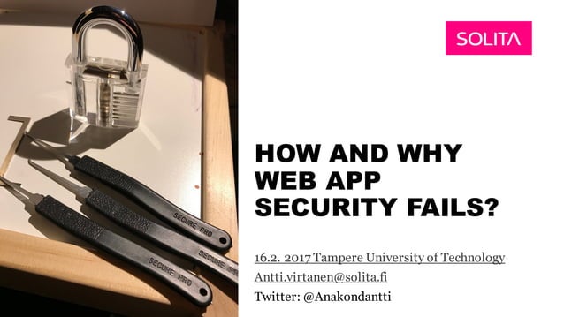 Webapp security-tut-2017 | PPT