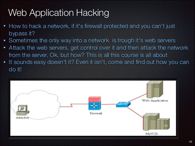 Web app and network infrastructure hacking