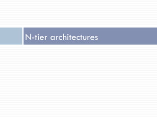Web App Architectures and Design Patterns | PDF